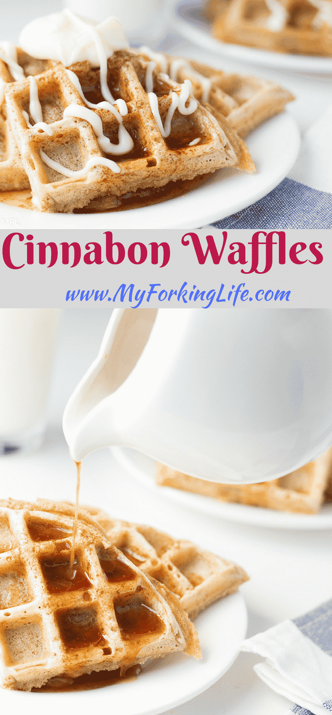 Cinnabon Waffles Recipe + Hello Spring - My Forking Life