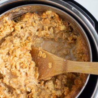 Creamy Pressure Cooker Pumpkin Pie Oatmeal - My Forking Life
