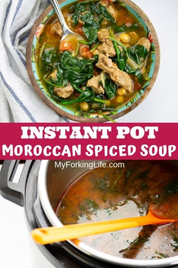 Pressure Cooker Moroccan Spiced Soup - My Forking Life