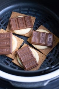 Super Easy Air Fryer S'mores - My Forking Life