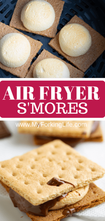 Super Easy Air Fryer S'mores - My Forking Life