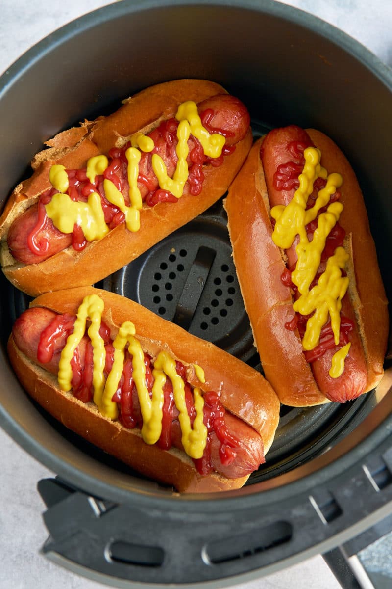 Air Fryer Hot Dogs (Juicy, Crispy, and Ready in 10 Minutes) - My ...