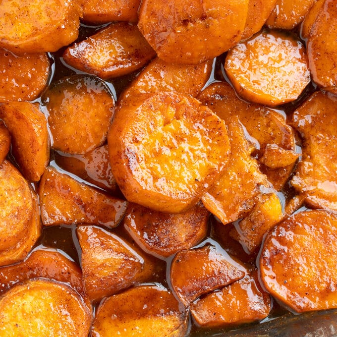 The Best Southern Candied Sweet Potatoes - My Forking Life