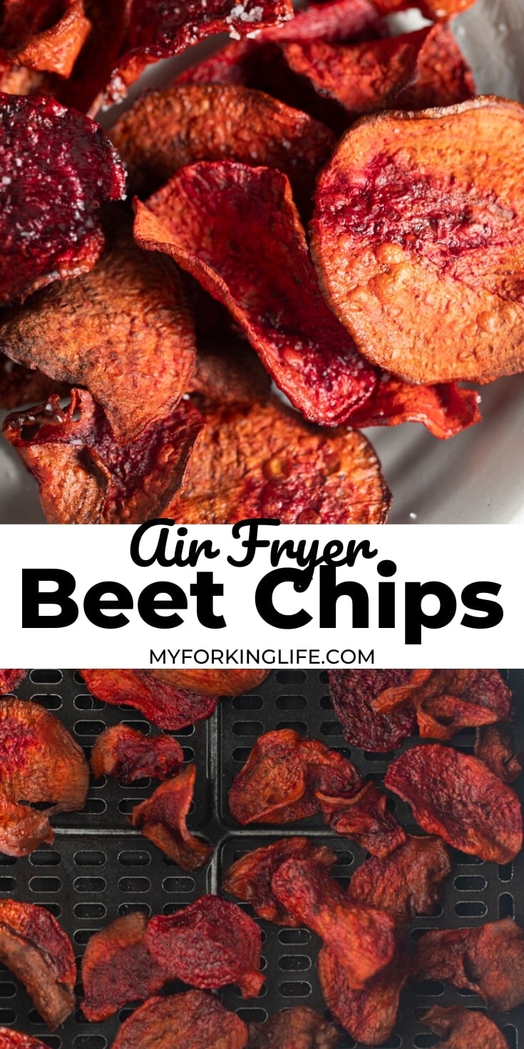 Crispy Air Fryer Beet Chips - My Forking Life