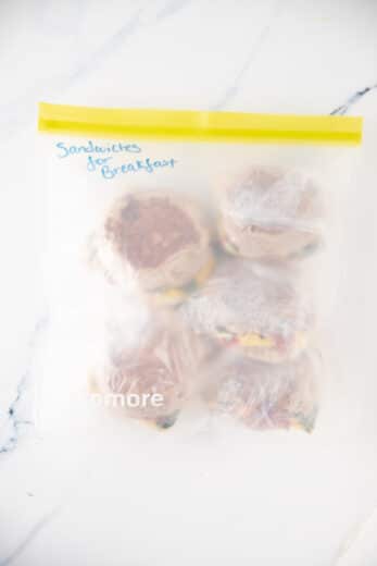 Freezer Friendly Breakfast Sandwiches - My Forking Life