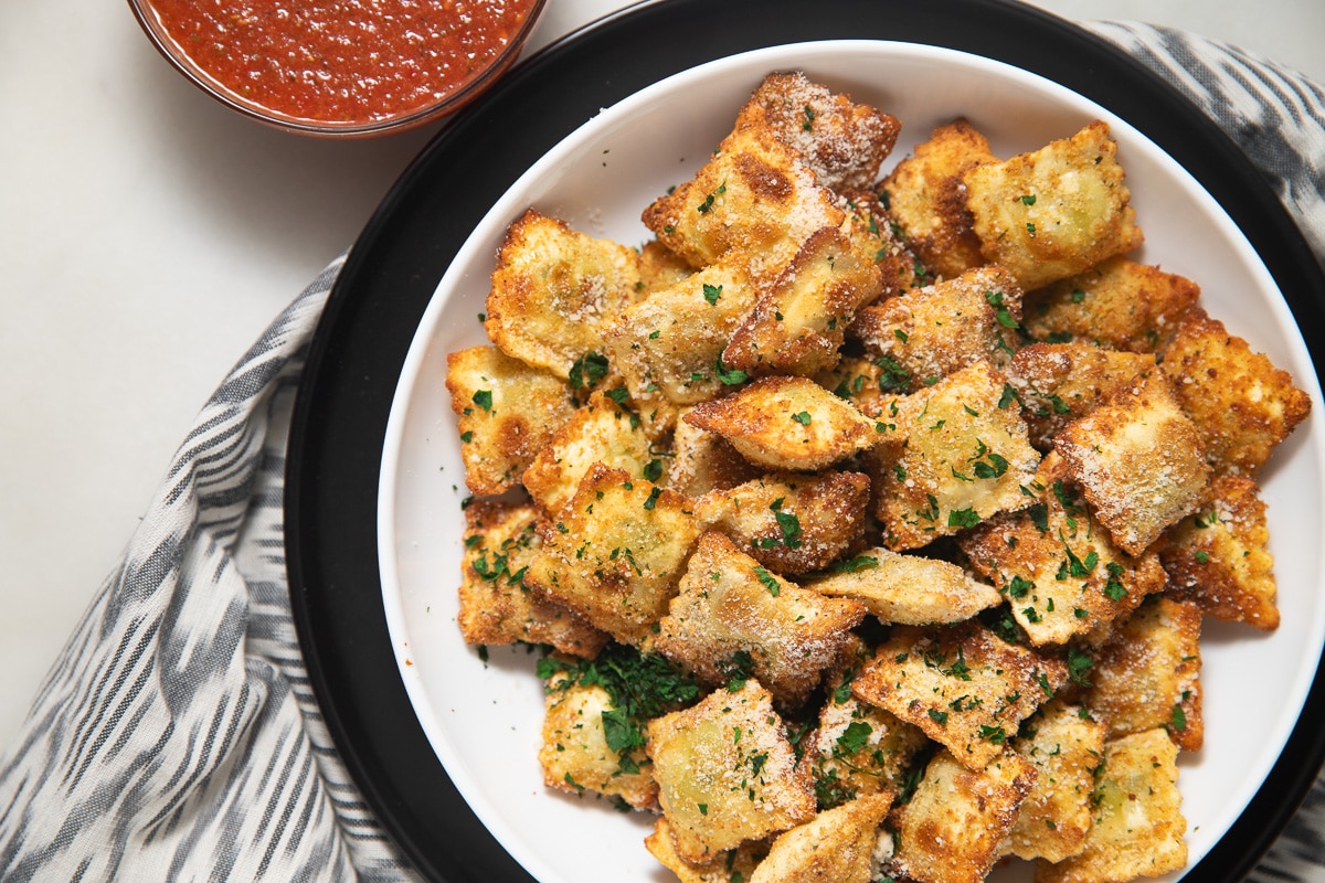 Air Fried Toasted Ravioli - My Forking Life