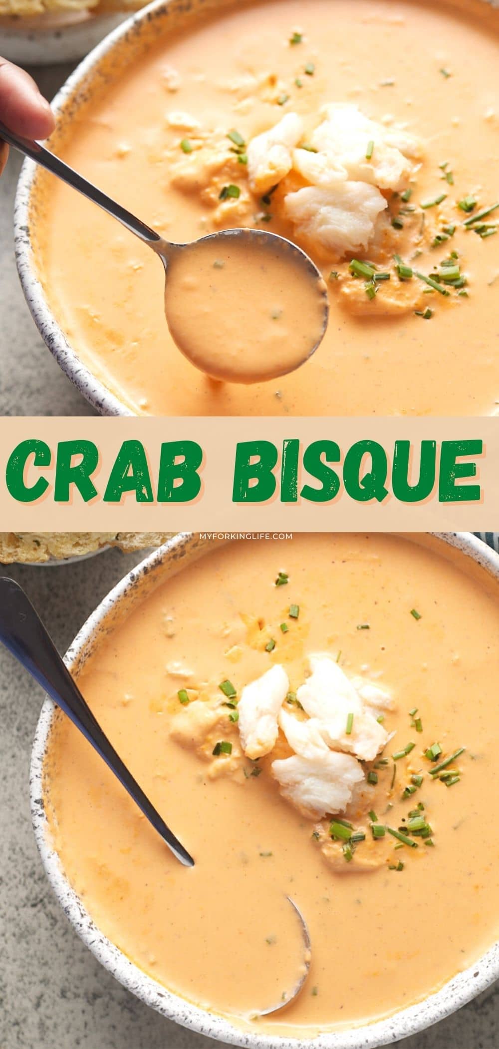 Creamy Crab Bisque - My Forking Life