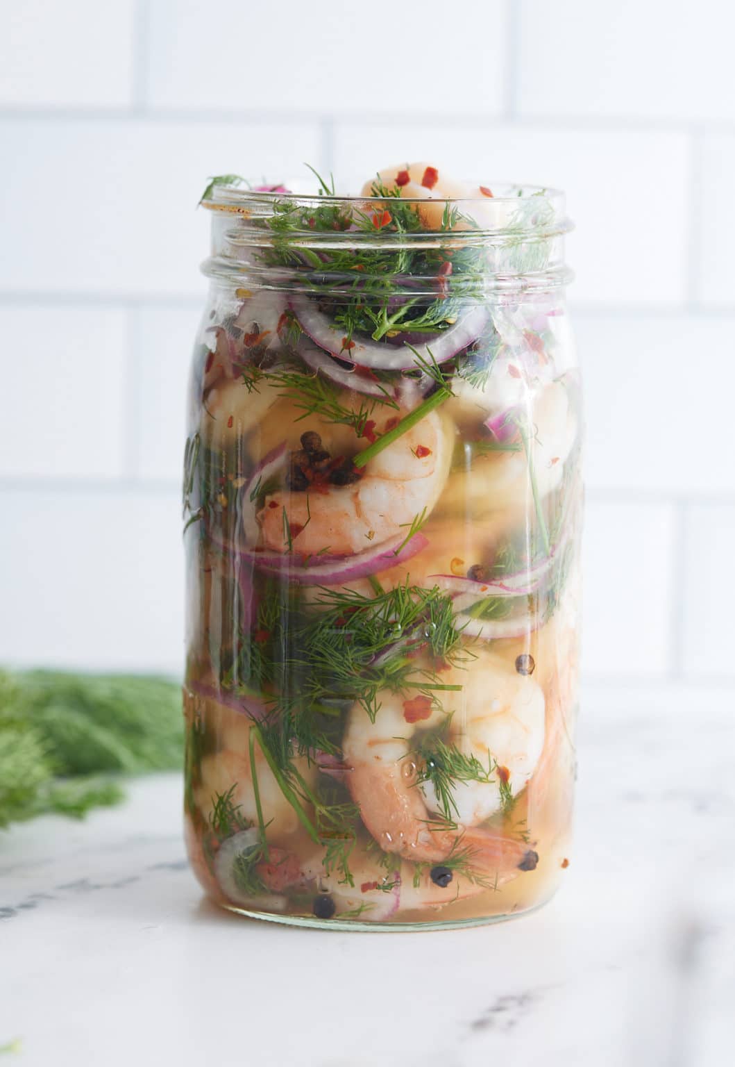 Easy Southern Pickled Shrimp - My Forking Life