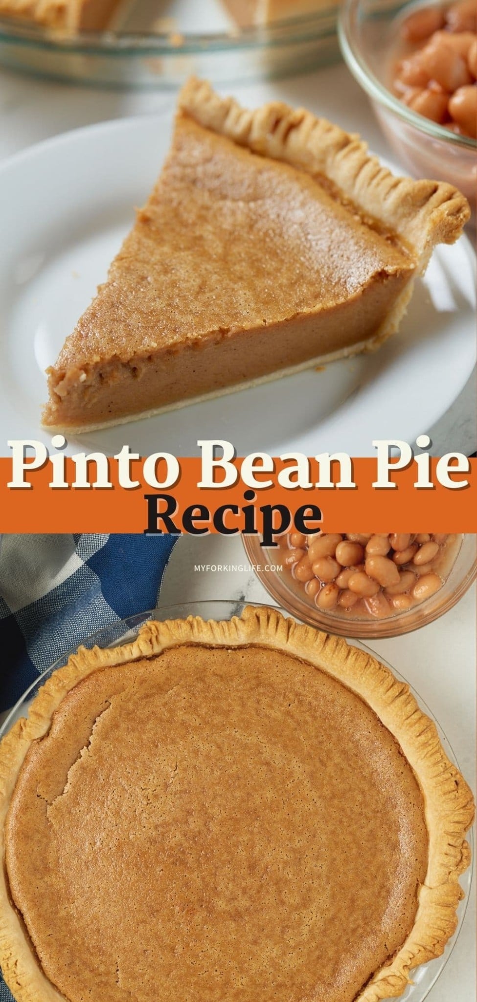Southern Pinto Bean Pie (Sweet, Not Savory) - My Forking Life
