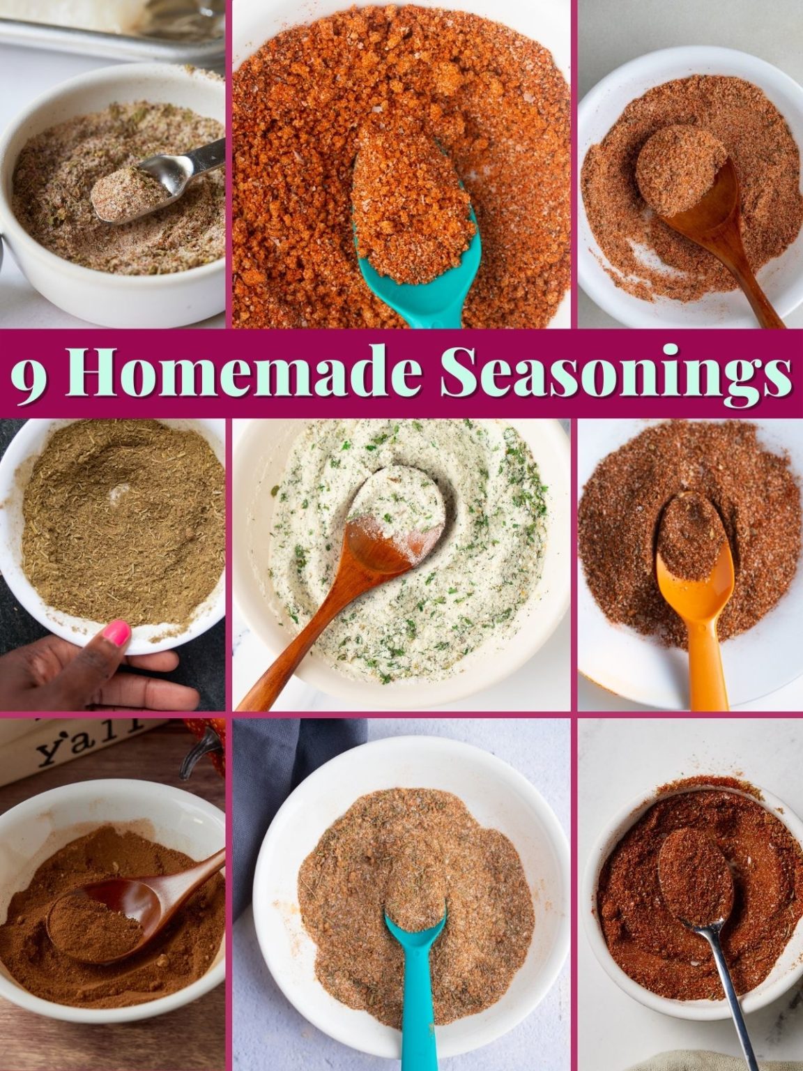 9 Homemade Seasonings - My Forking Life