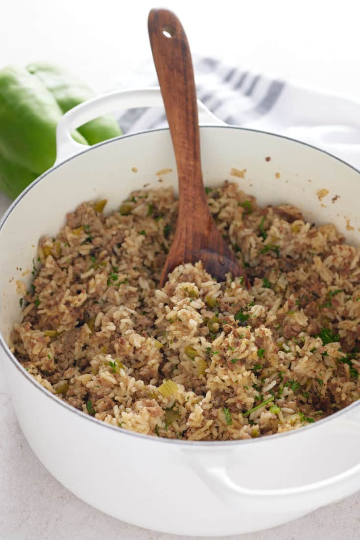 Easy Dirty Rice Recipe - My Forking Life
