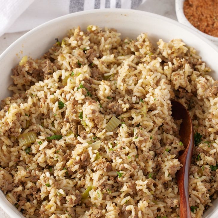 Easy Dirty Rice Recipe - My Forking Life