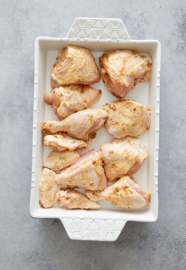 Juicy Oven Roasted Chicken Pieces - My Forking Life