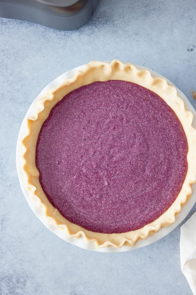 Vibrant Purple Sweet Potato Pie - My Forking Life