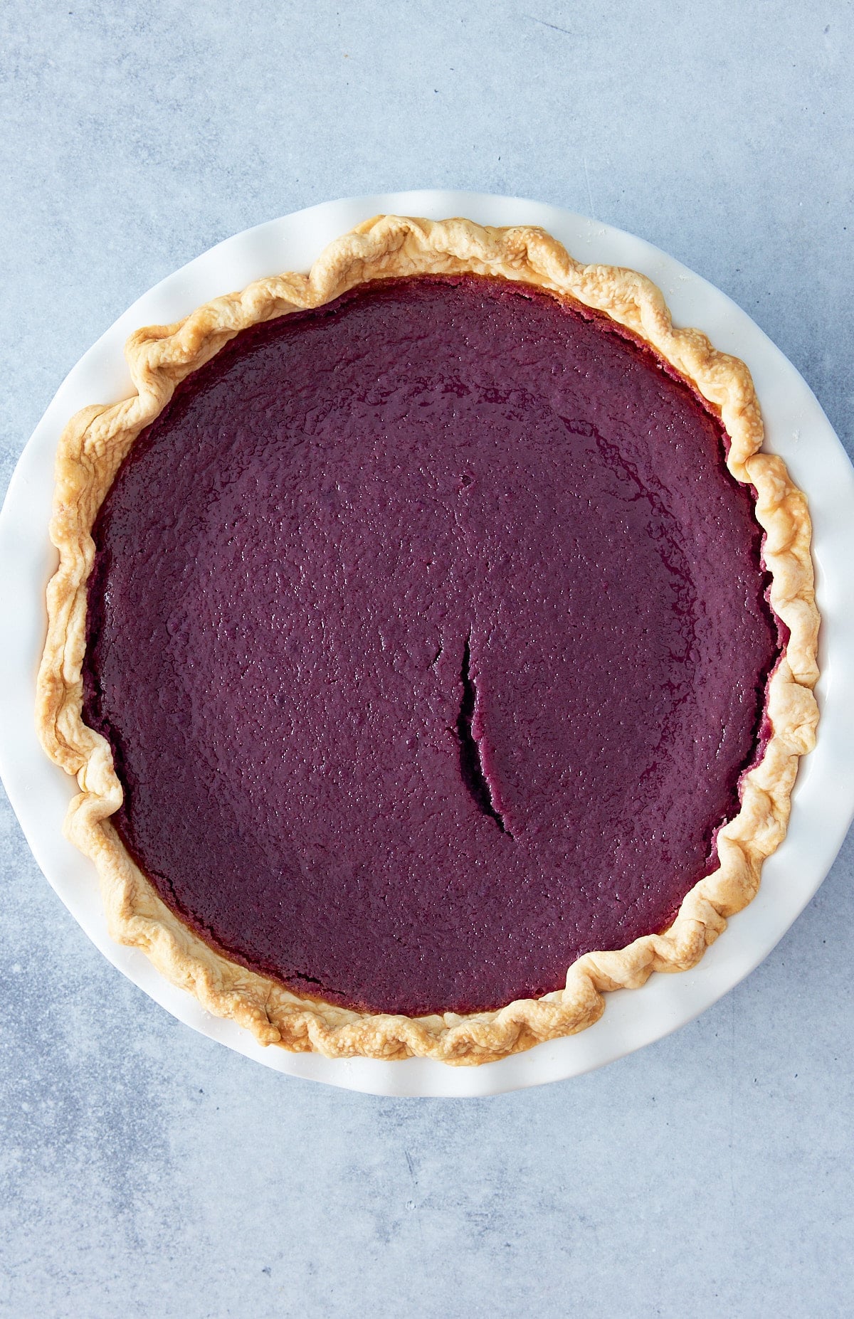 Vibrant Purple Sweet Potato Pie - My Forking Life
