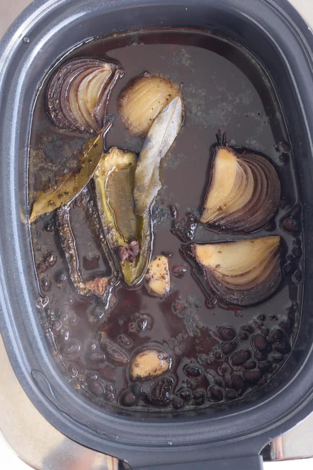 Slow Cooker Black Beans - My Forking Life