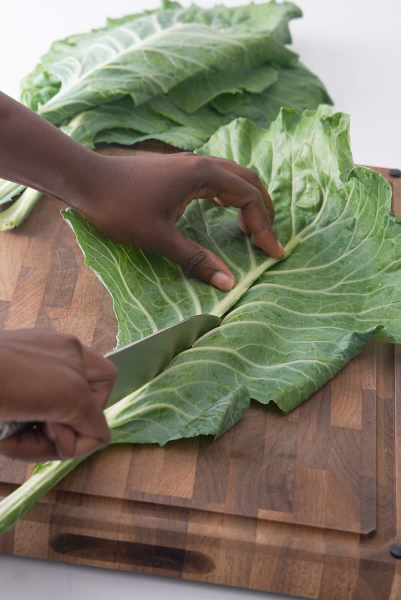 How to Cut Collard Greens: 4 Techniques - My Forking Life