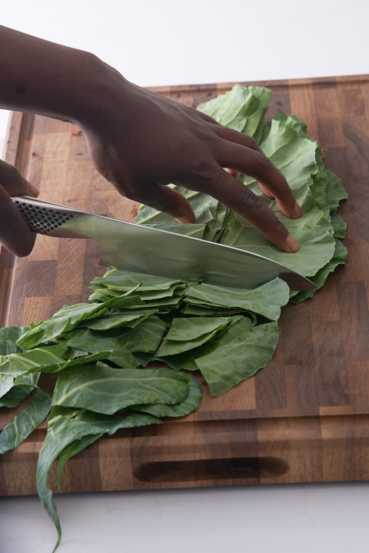How to Cut Collard Greens: 4 Techniques - My Forking Life