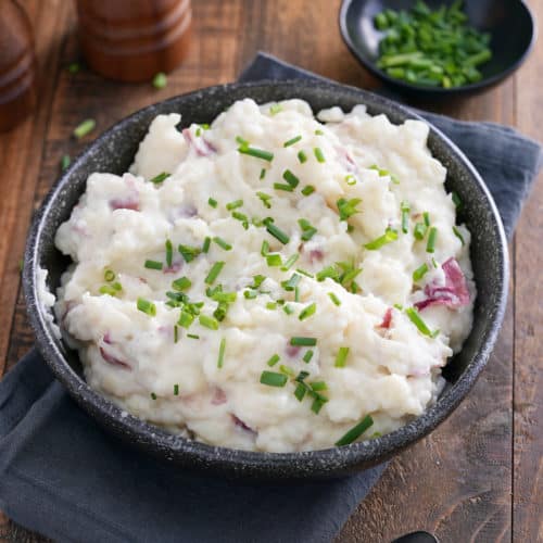 Mashed Red Skinned Potatoes - My Forking Life