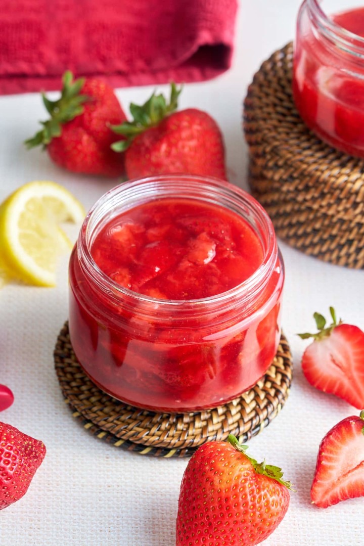 Simple Strawberry Compote Recipe - My Forking Life