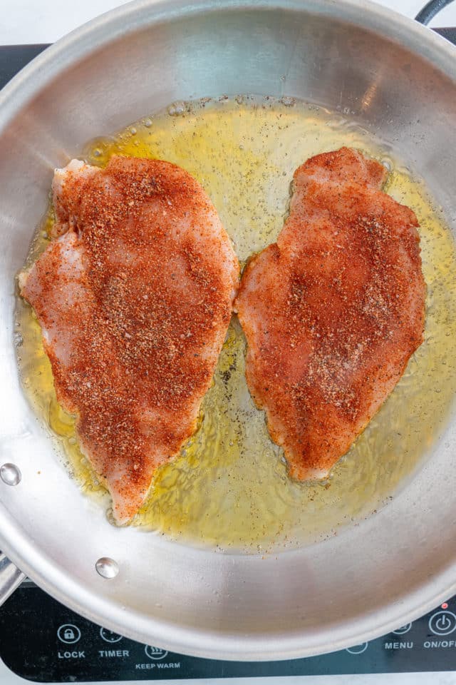 Pan Seared Chicken Breast (Juicy and Seasoned) - My Forking Life