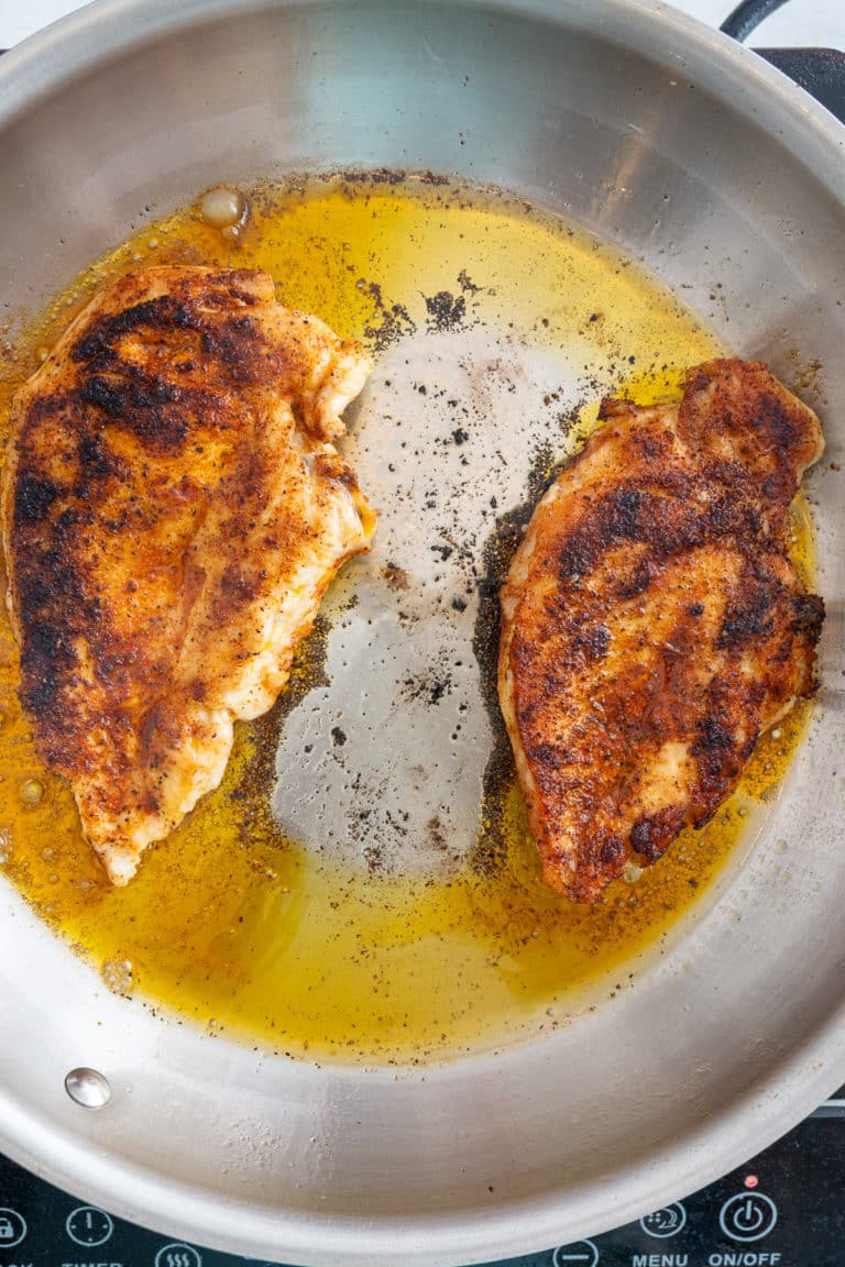 Pan Seared Chicken Breast (Juicy and Seasoned) - My Forking Life
