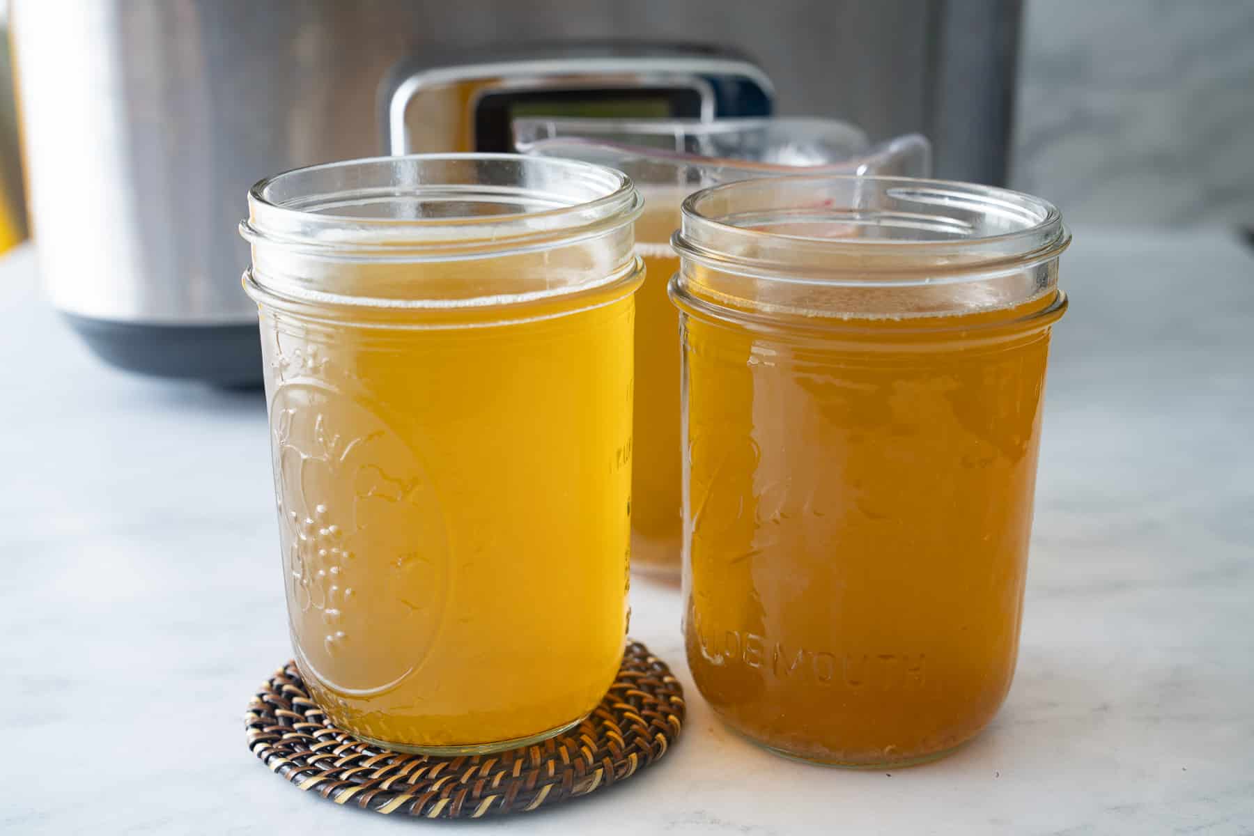 Slow Cooker Chicken Broth - My Forking Life