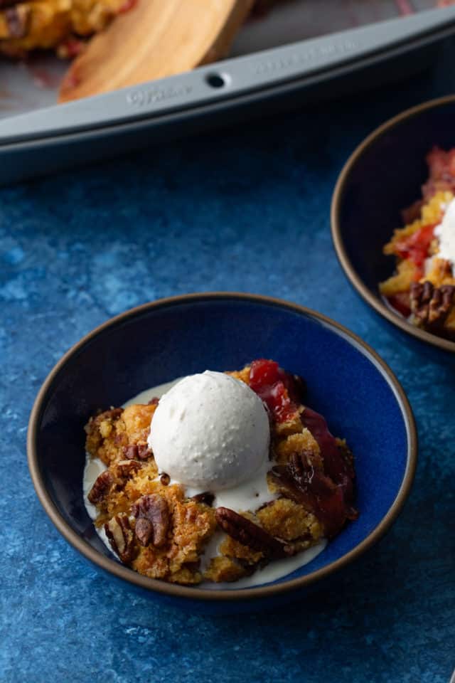 Cherry Pineapple Dump Cake (Easy & Delicious) - My Forking Life