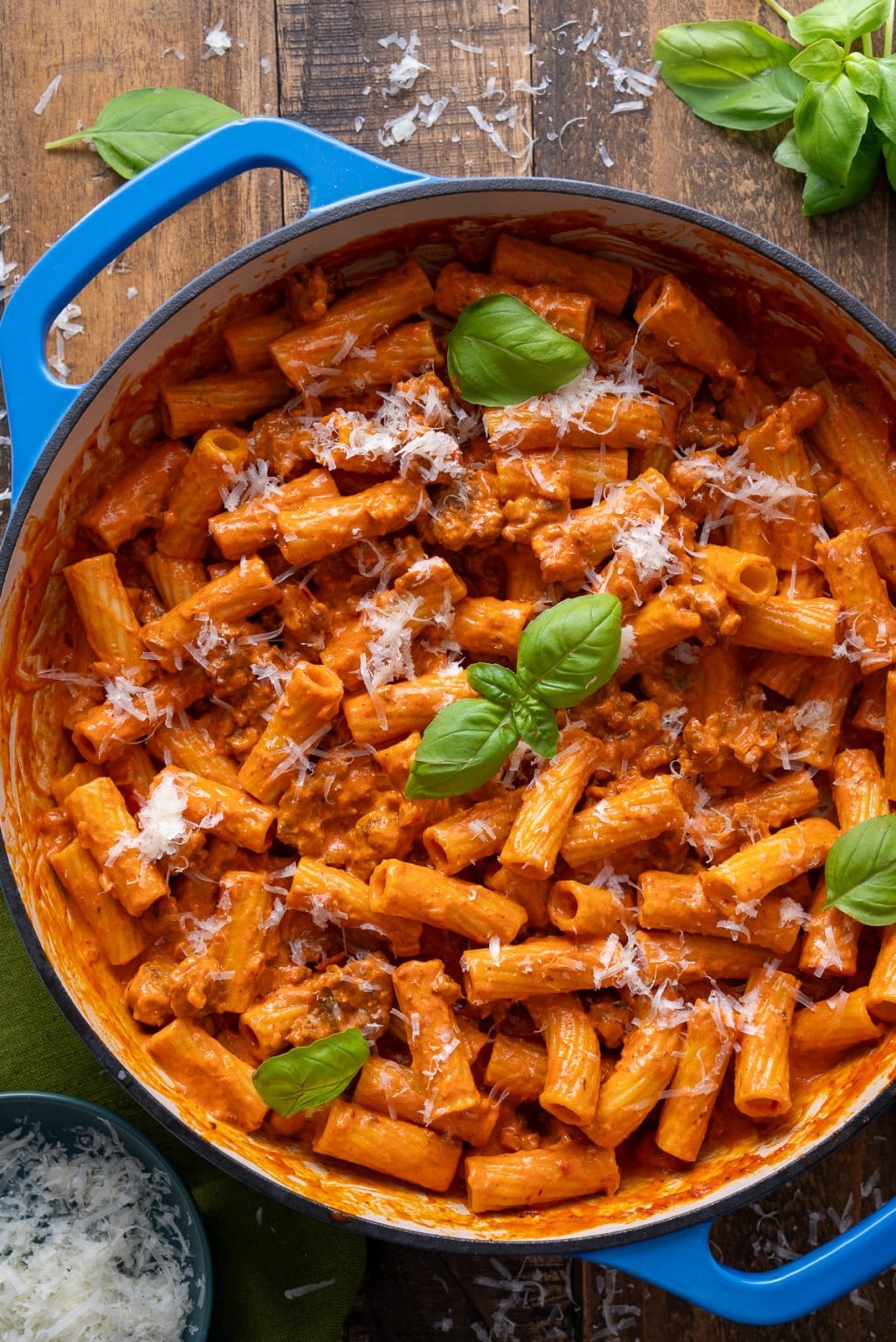 Homemade Spicy Vodka Rigatoni Recipe - My Forking Life