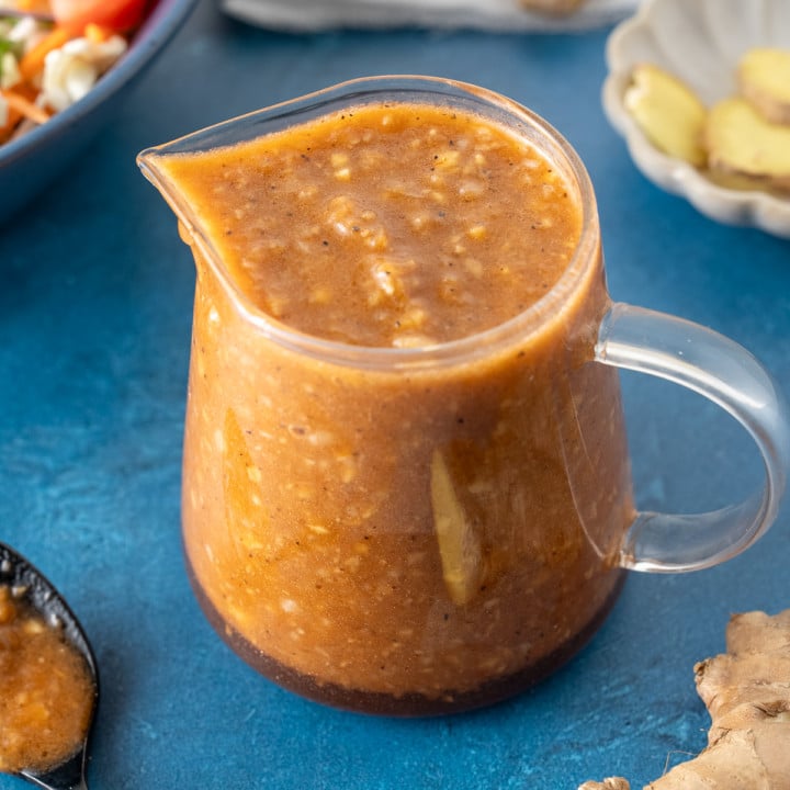 Homemade Ginger Dressing Recipe (Hibachi Style) - My Forking Life