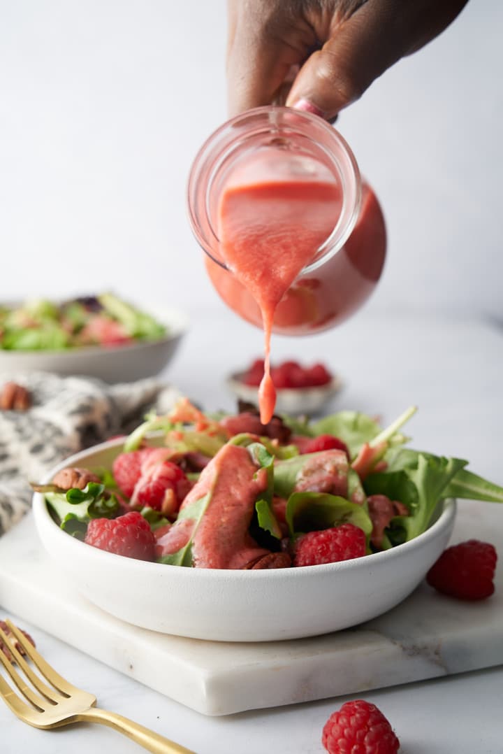 Raspberry Vinaigrette Recipe (Vibrant & Tasty Dressing) - My Forking Life