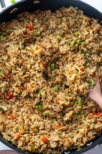Ground Chicken and Rice Recipe (Caribbean Dirty Rice) - My Forking Life